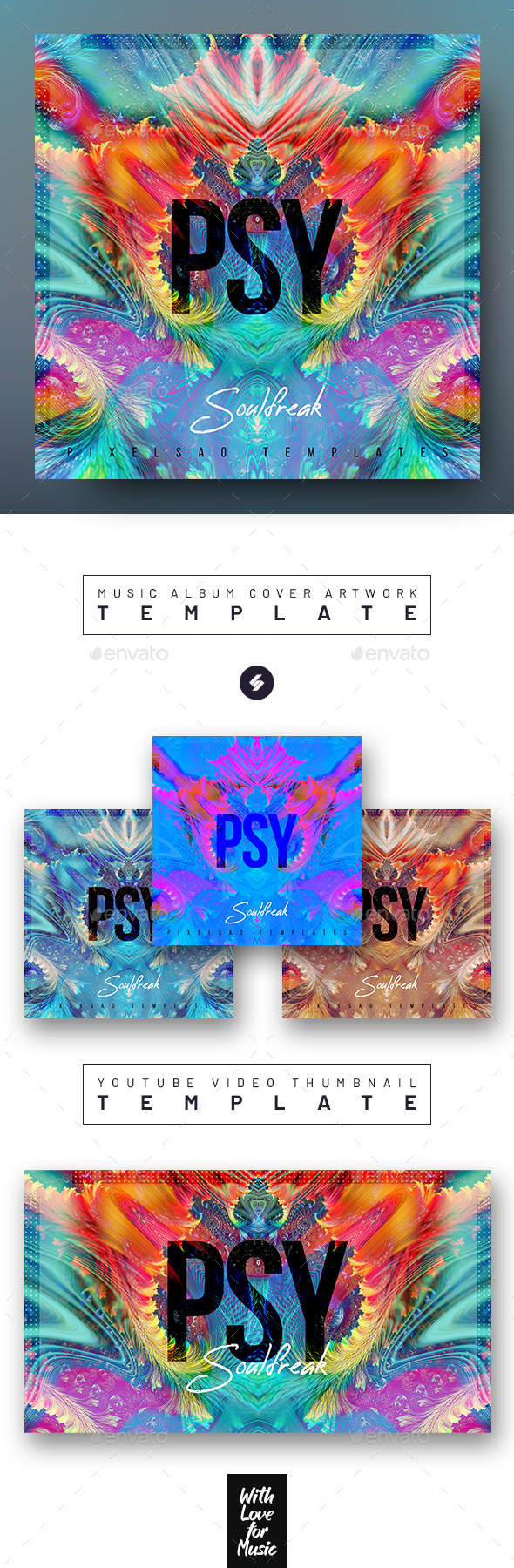 Psytrance Graphics, Designs & Templates | GraphicRiver