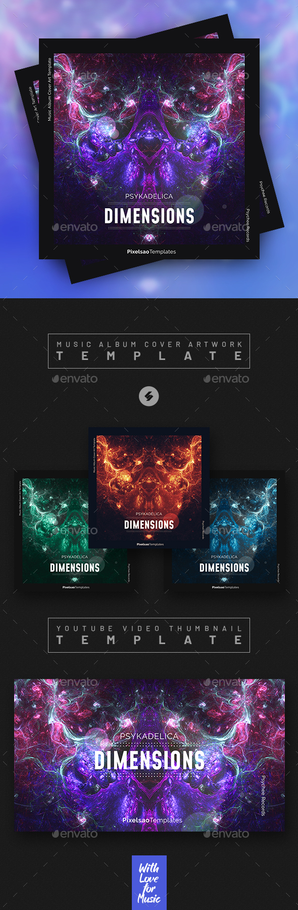 Psytrance Graphics, Designs & Templates from GraphicRiver