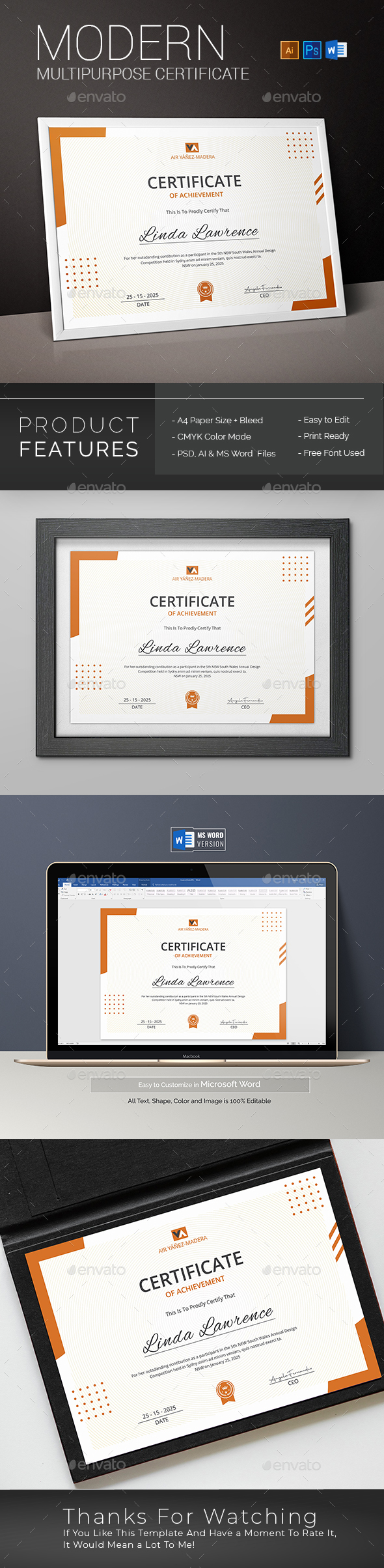 Certificate Stationery and Design Templates from GraphicRiver