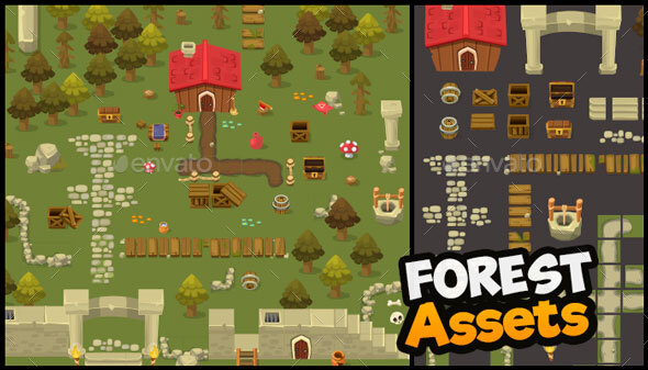 Top-down 2D Game Assets from GraphicRiver