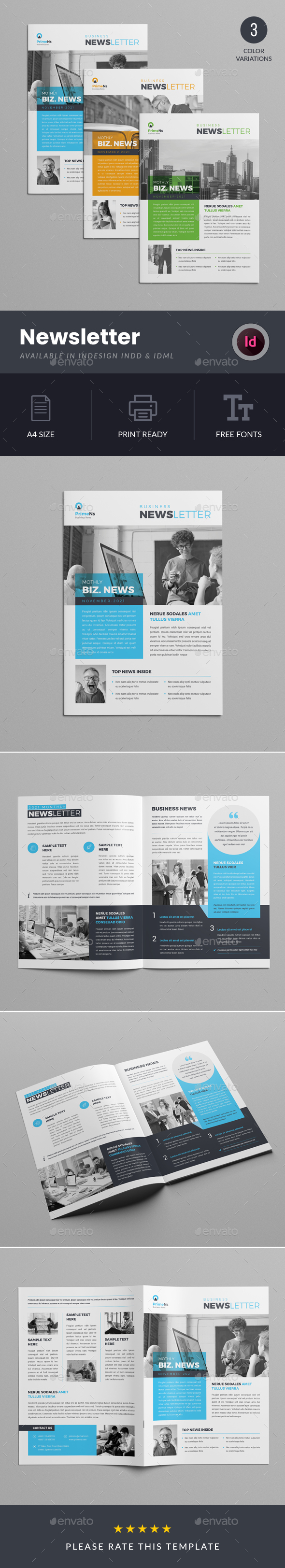 Newsletter Graphics, Designs & Templates from GraphicRiver