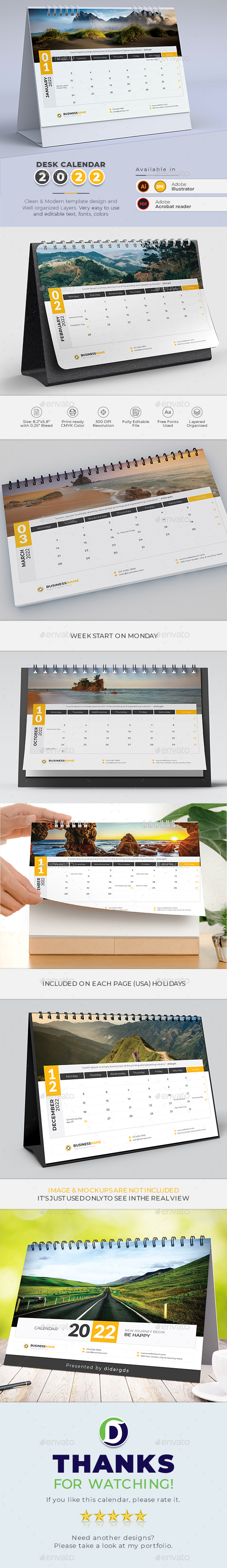 Calendar Graphics, Designs & Templates from GraphicRiver