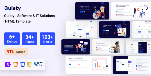 2022's Best Selling HTML Technology Website Templates