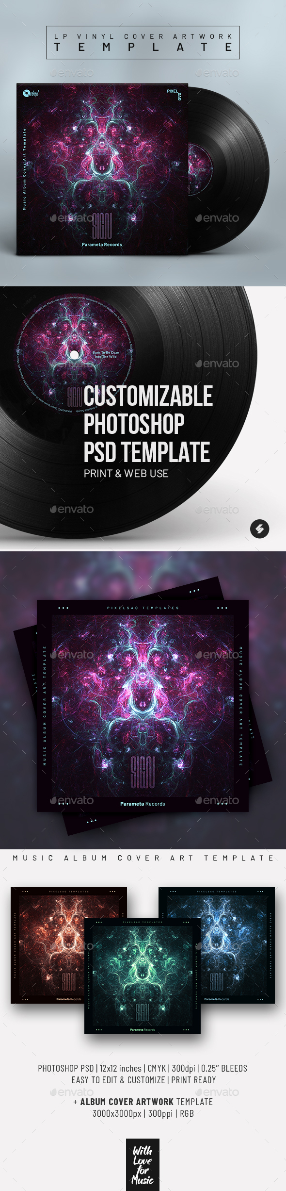 Psytrance Graphics, Designs & Templates from GraphicRiver