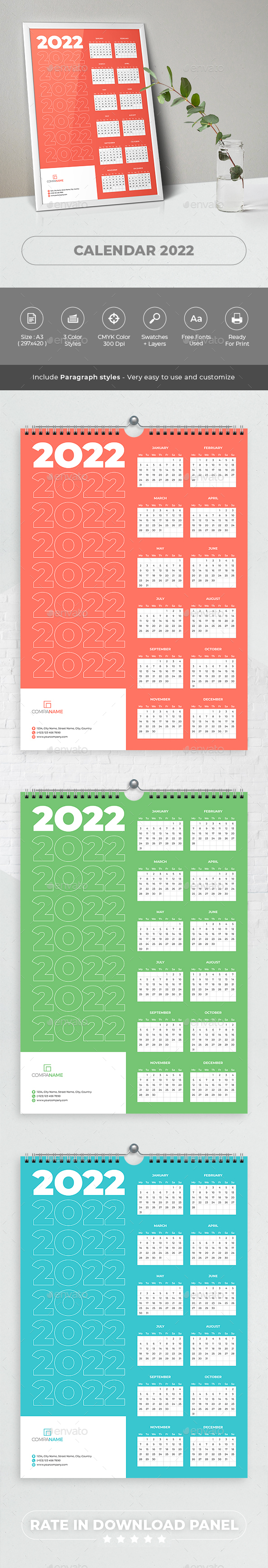 Calendar Graphics, Designs & Templates from GraphicRiver