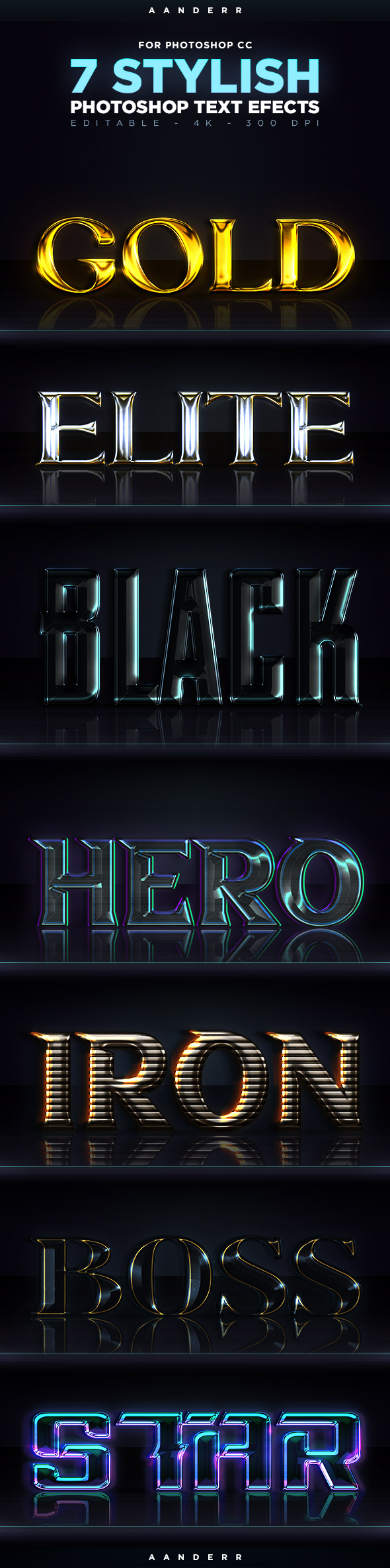 Photoshop Text Effect Styles from GraphicRiver