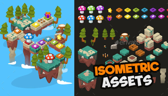 Isometric Game Assets | GraphicRiver