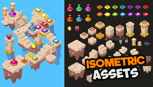 Isometric Game Assets | GraphicRiver