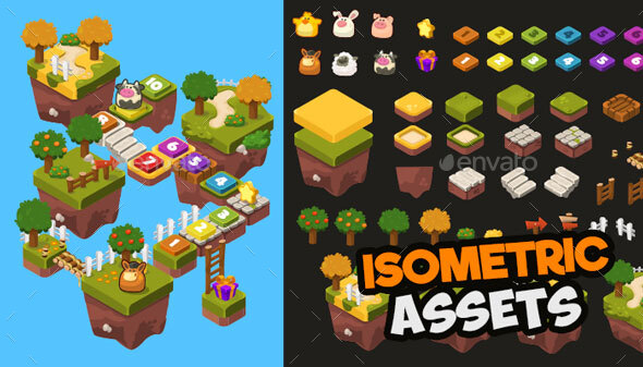 Isometric Game Assets | GraphicRiver