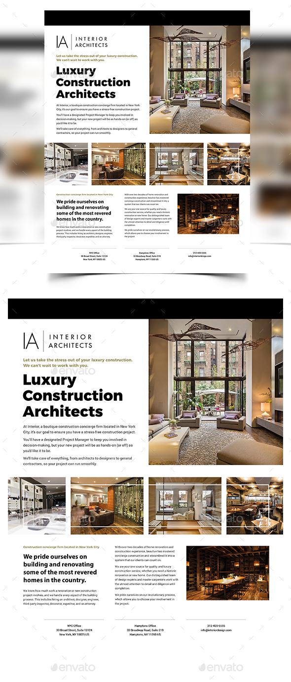 Architecture Flyer Templates from GraphicRiver