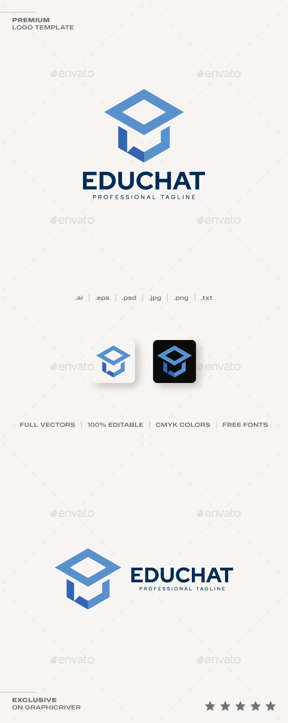 Chat Logo Templates from GraphicRiver