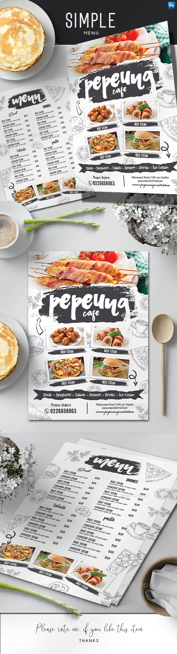 Menu Graphics, Designs & Templates from GraphicRiver