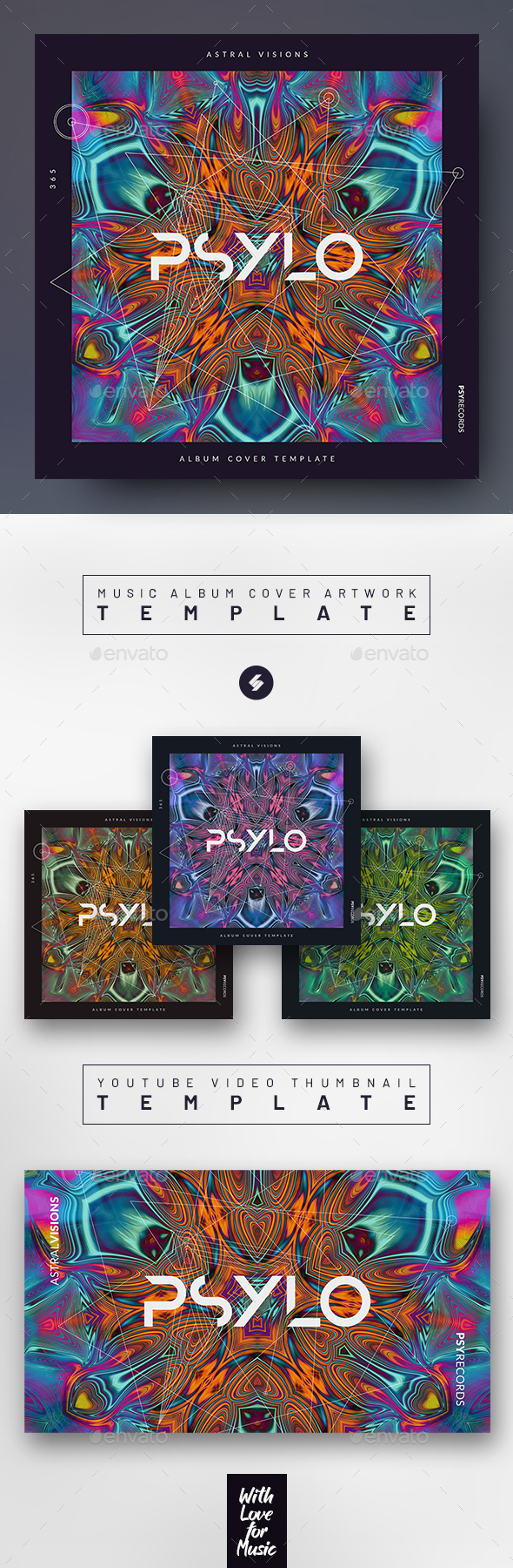 Psytrance Graphics, Designs & Templates | GraphicRiver