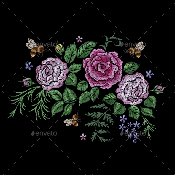 Embroidery Graphics, Designs & Templates from GraphicRiver