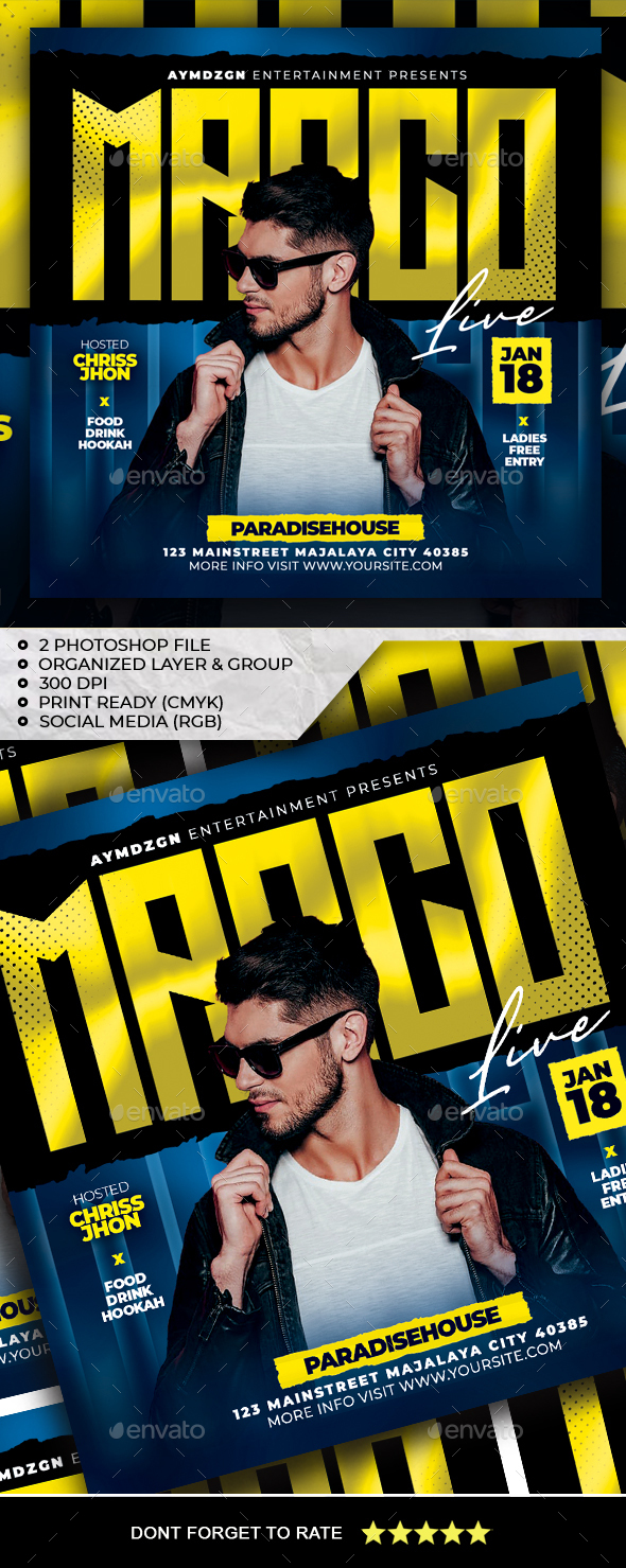 Dj Graphics, Designs & Templates from GraphicRiver