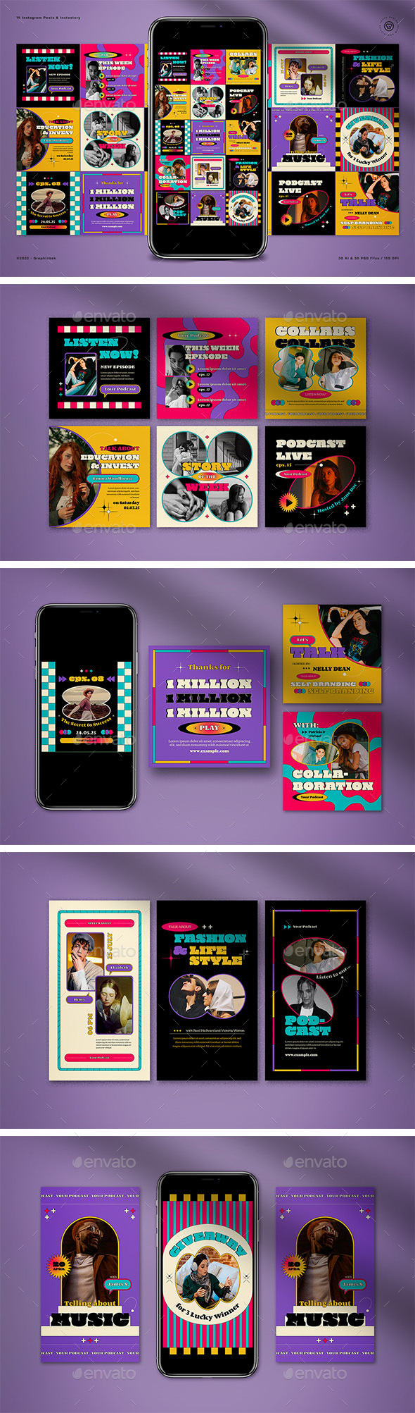 Instagram Graphics, Designs & Templates from GraphicRiver