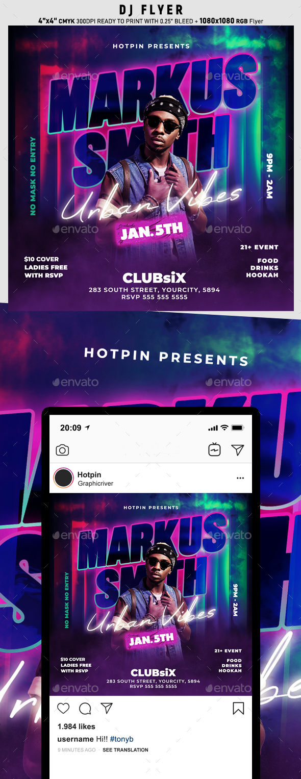 Dj Graphics, Designs & Templates from GraphicRiver