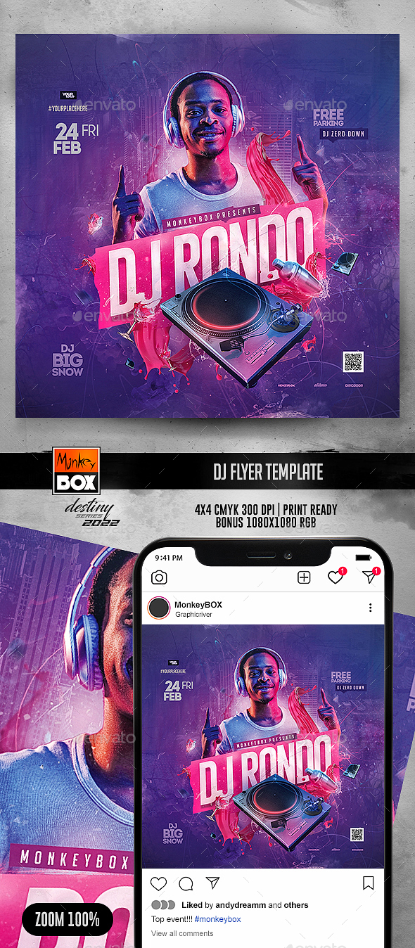 Dj Graphics, Designs & Templates from GraphicRiver
