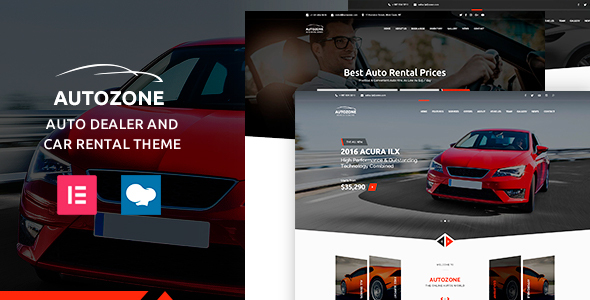Autozone Website Templates from ThemeForest