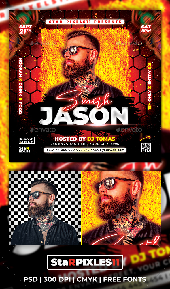 Dj Graphics, Designs & Templates from GraphicRiver