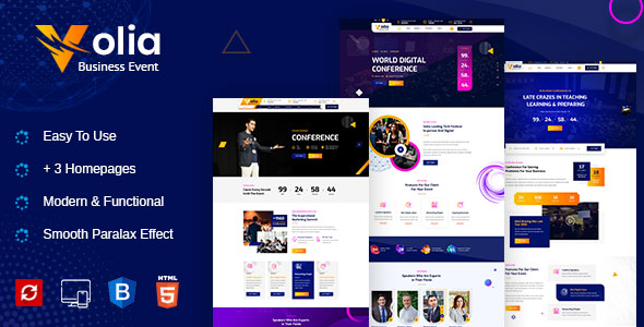 Event Website Templates from ThemeForest