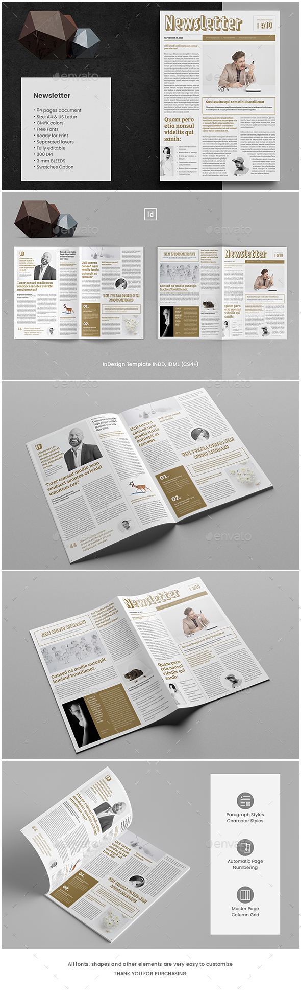Newsletter Graphics, Designs & Templates from GraphicRiver