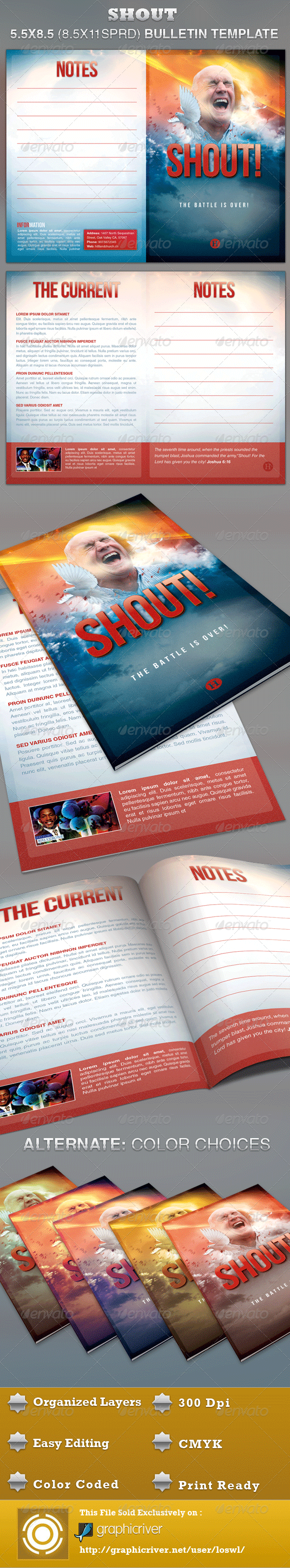 Bulletin Graphics, Designs & Templates | GraphicRiver