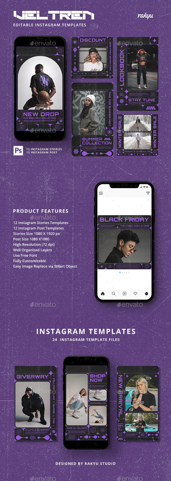 Instagram Graphics, Designs & Templates from GraphicRiver