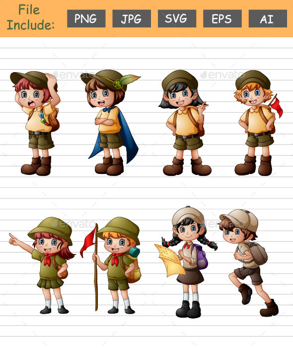 Scouting Graphics, Designs & Templates | GraphicRiver