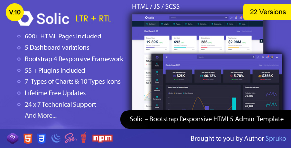 Solic – Bootstrap Responsive Latest Dashboard Premium HTML Simple Admin ... Solic – Bootstrap Responsive Latest Dashboard Premium HTML Simple Admin ...