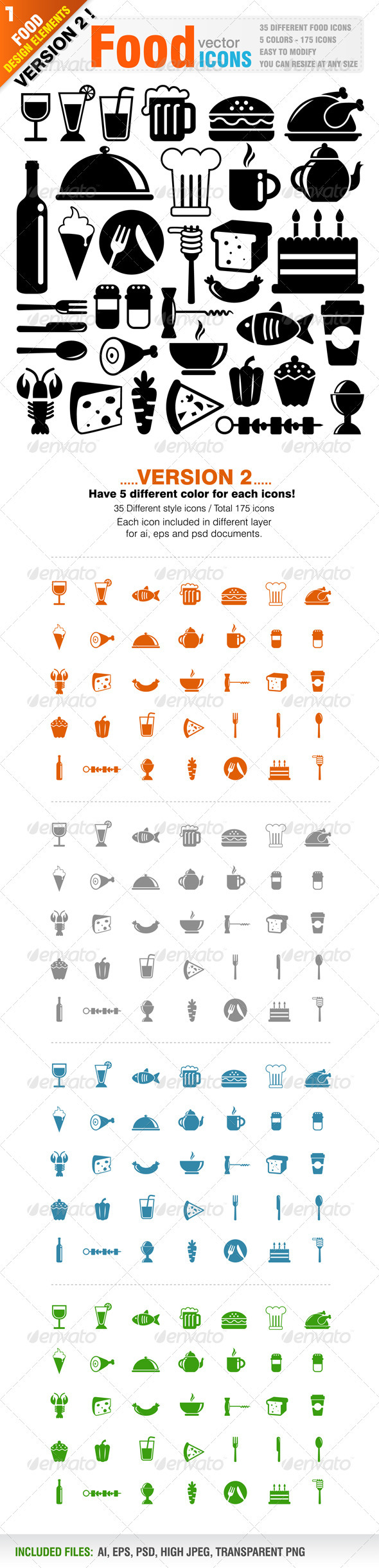 Food Graphics, Designs & Templates | GraphicRiver