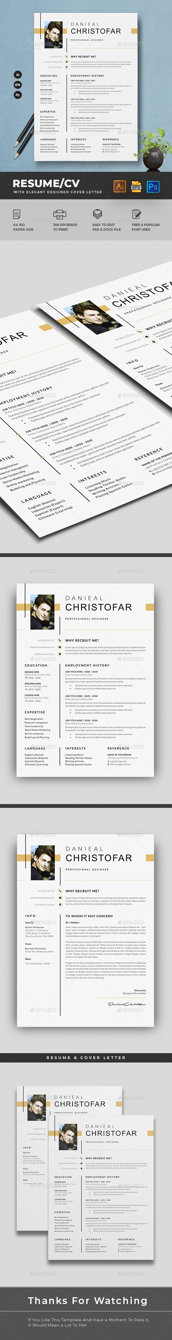 Resume Graphics, Designs & Templates from GraphicRiver