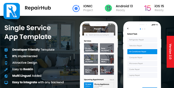 Make A Service Provider App With Mobile App Templates