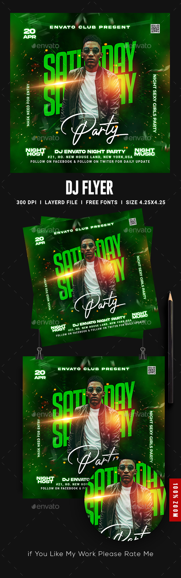 Dj Graphics, Designs & Templates from GraphicRiver