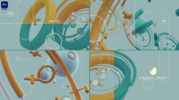 Download 3D Geometric Backgrounds - After Effects Projects