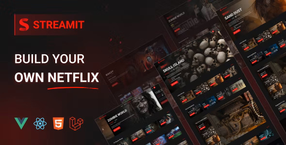 Video Streaming HTML Website Templates from ThemeForest