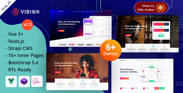 Strapi Website Templates from ThemeForest