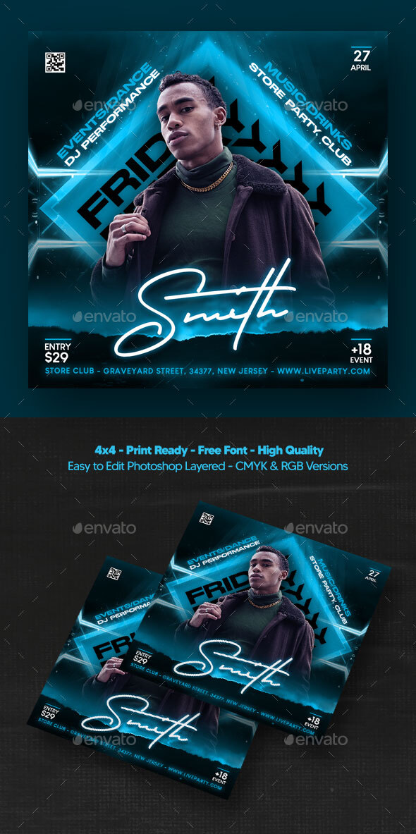 Dj Graphics, Designs & Templates from GraphicRiver