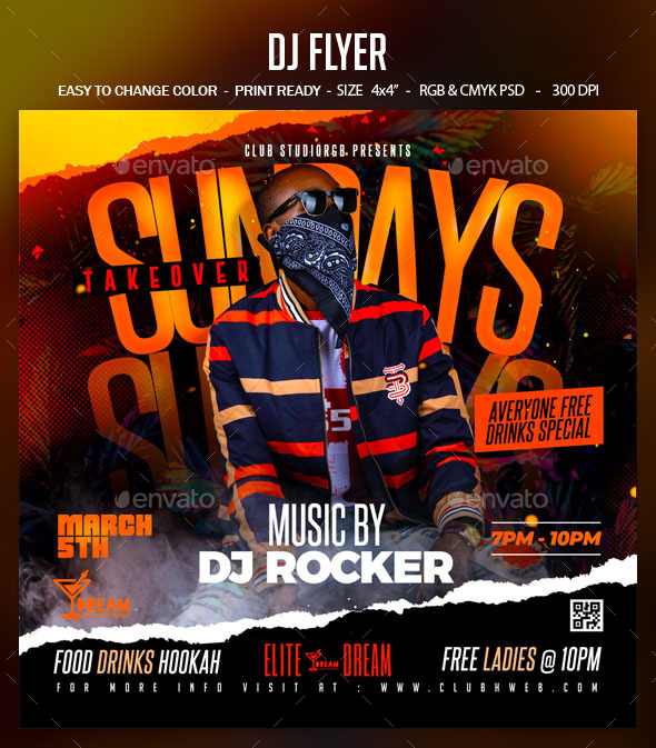 Dj Graphics, Designs & Templates from GraphicRiver