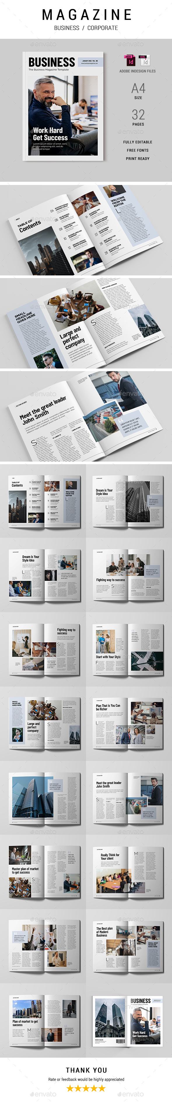 2022's Best Selling Magazine Templates