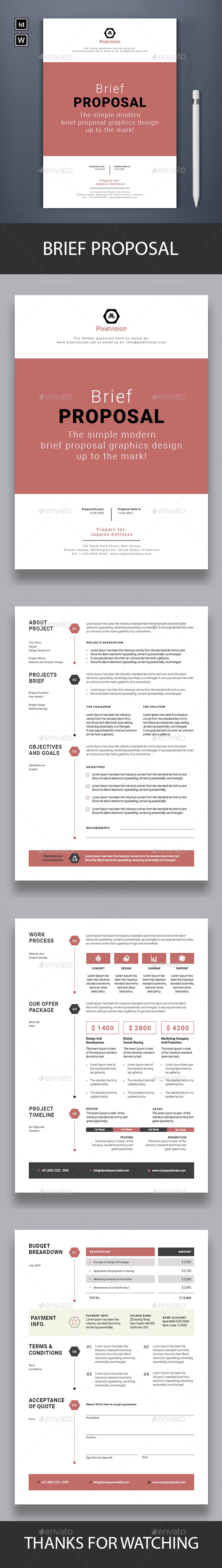 Proposal Graphics, Designs & Templates from GraphicRiver