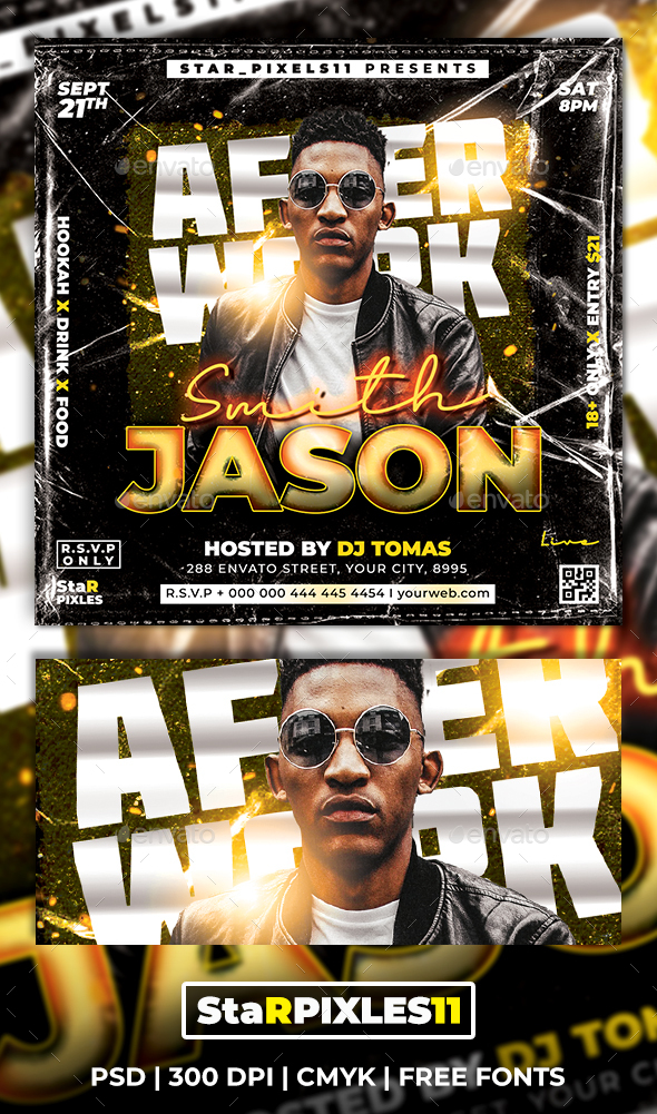 Dj Graphics, Designs & Templates from GraphicRiver