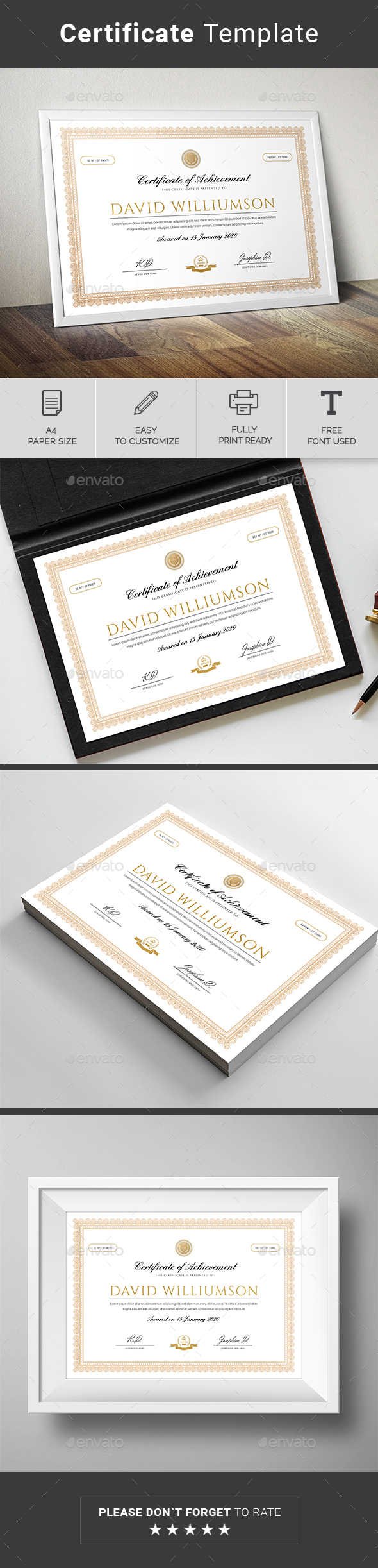 Certificate Stationery and Design Templates from GraphicRiver