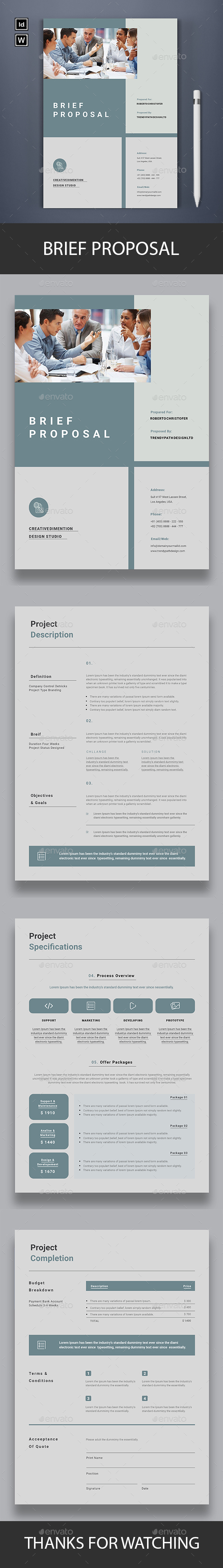 Proposal Graphics, Designs & Templates from GraphicRiver