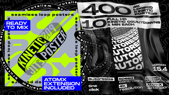 Download Kinetic Posters - Videohive - After Effects Projects