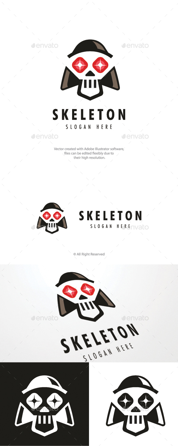 Skeleton Logo Templates | GraphicRiver
