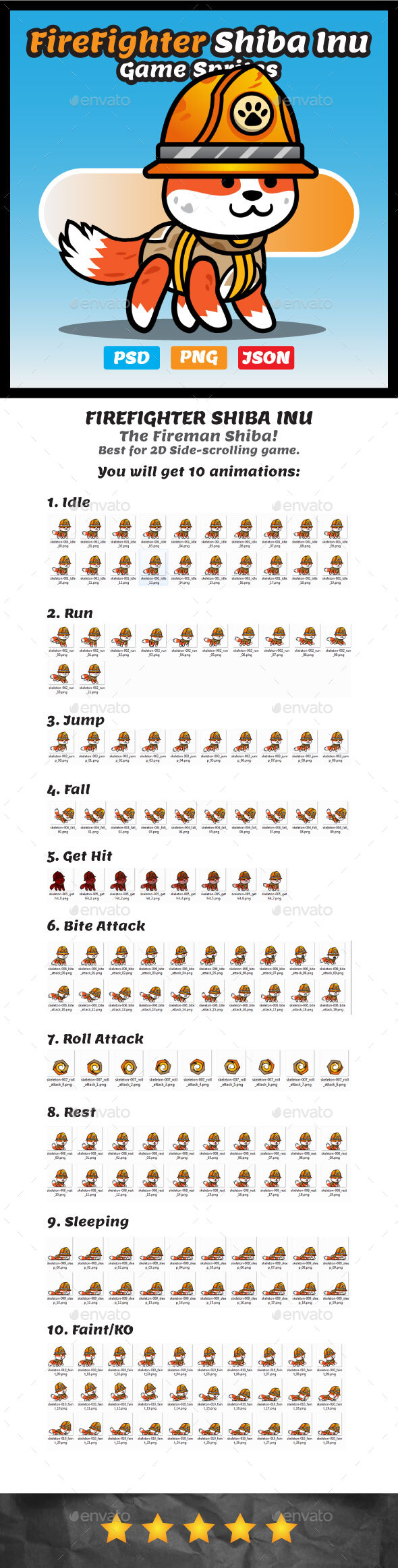 Fps Game Sprites & Sheet Templates | GraphicRiver