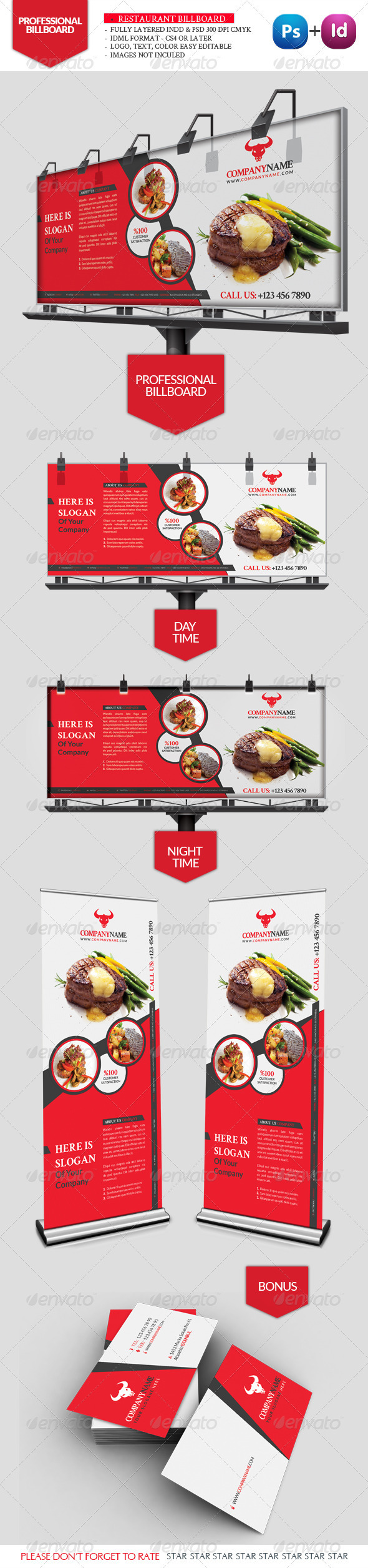 Restaurant Graphics, Designs & Templates | GraphicRiver