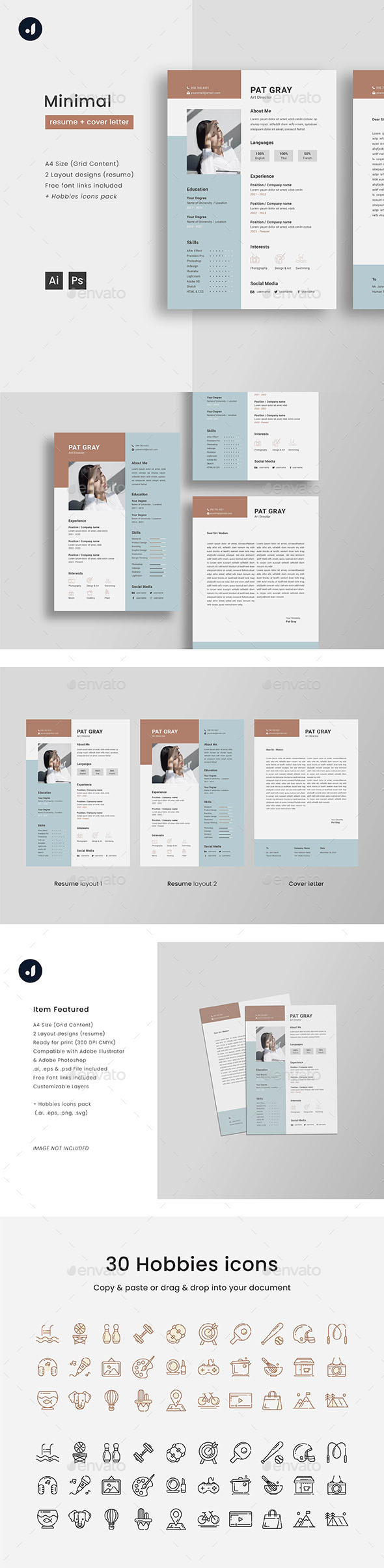 2024's Best Selling Resume Templates