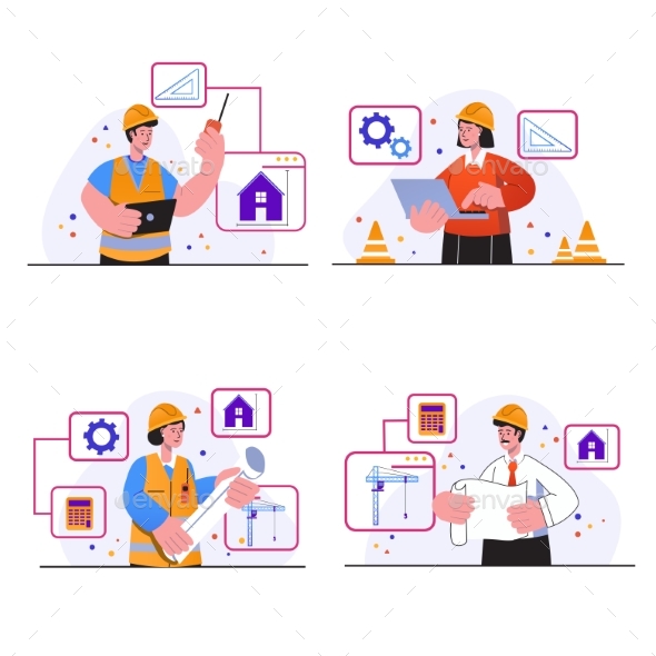 Construction Graphics, Designs & Templates from GraphicRiver